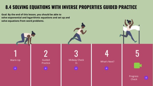 A2 8.4 Solving Equations with Inverse Properties Guided Practice | Genially