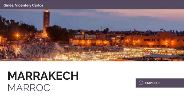 MARRAKECH | Genially