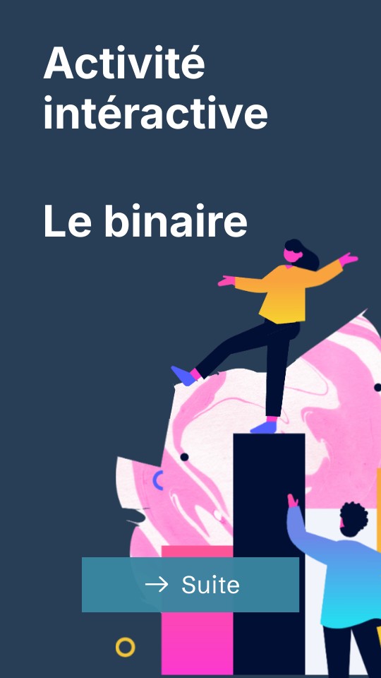 Activité intéractive Binaire | Genially
