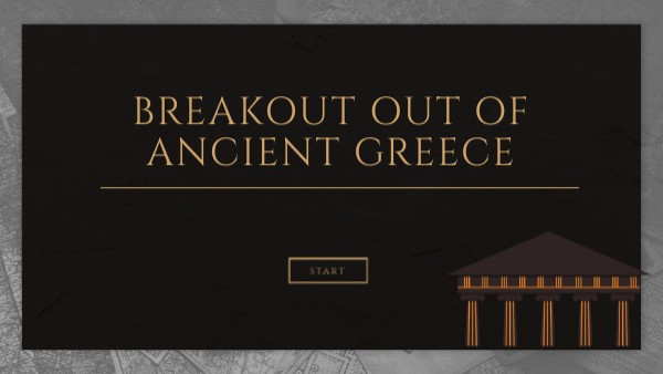 breakout Out of Ancient Greece | Genially