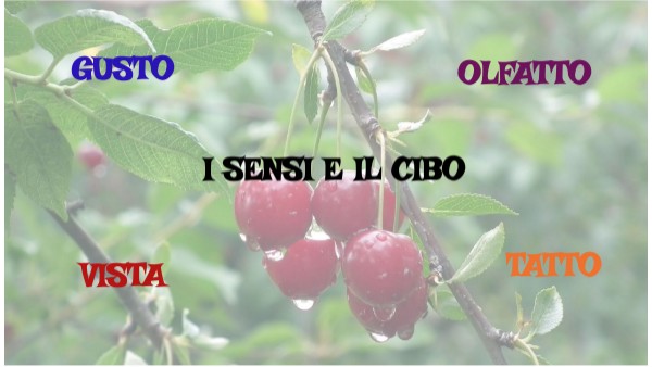 IL CIBO E I SENSI | Genially