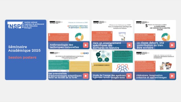 Séminaire Académique 2025 Session posters | Genially