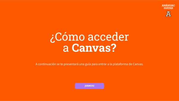 ¿Cómo acceder a Canvas? | Genially