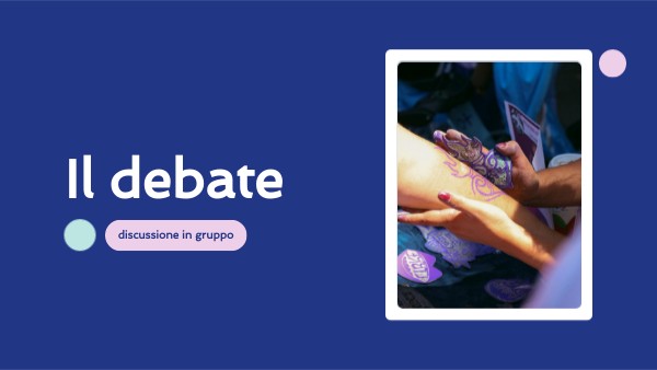 Il debate | Genially