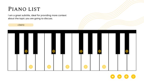 Lista Piano | Genially