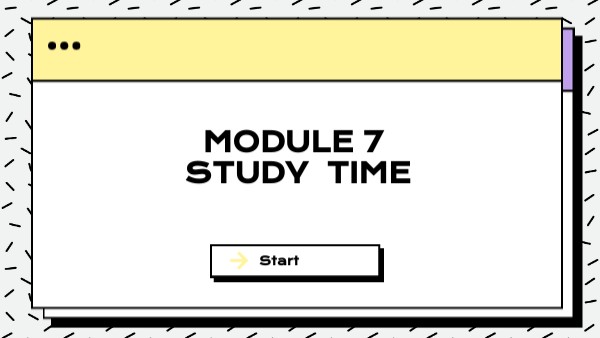 Module 7 Study Cards | Genially