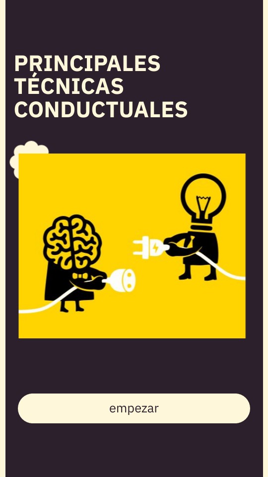 principales técnicas conductuales | Genially