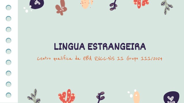 Lingua estrangeira | Genially