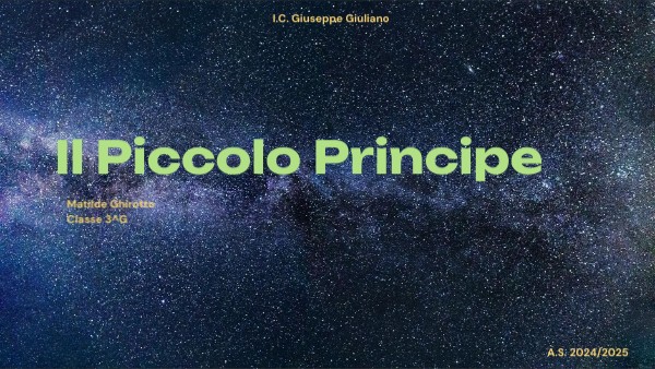 Il Piccolo Principe | Genially