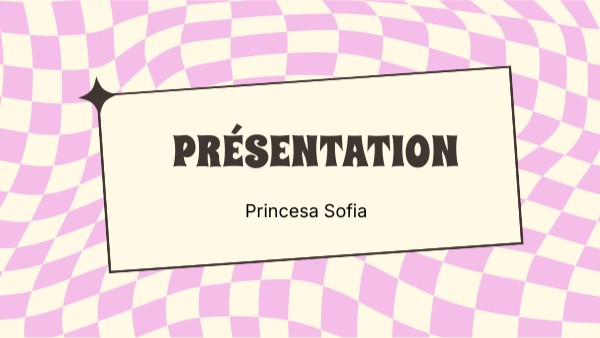 Présentation- personagem (princesa sofia) | Genially