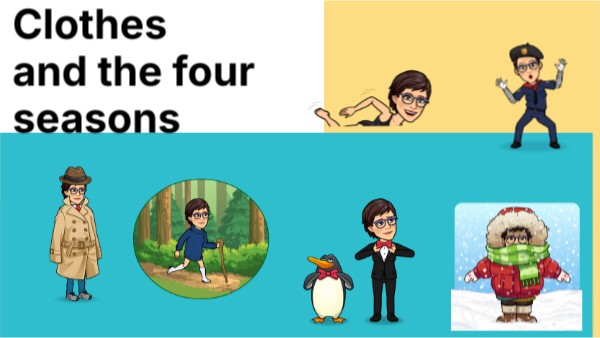 Clothes and the four seasons | Genially