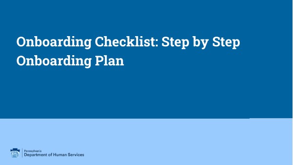 Onboarding checklist: Welcoming a new Nurse or HHA | Genially