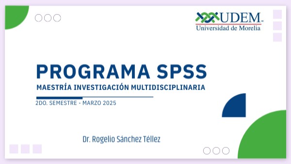 PROGRAMA SPSS | Genially