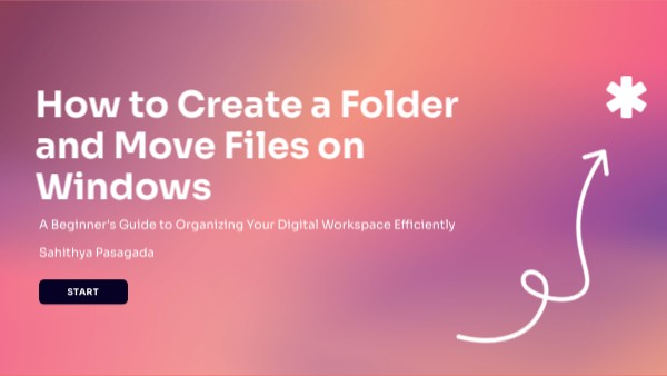 How to Create a Folder and Move Files on Windows | Genially