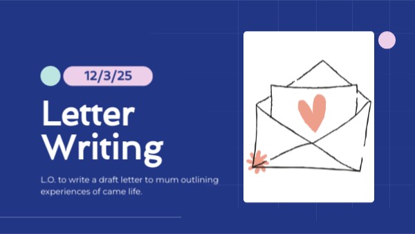 Letter Writing | Genially