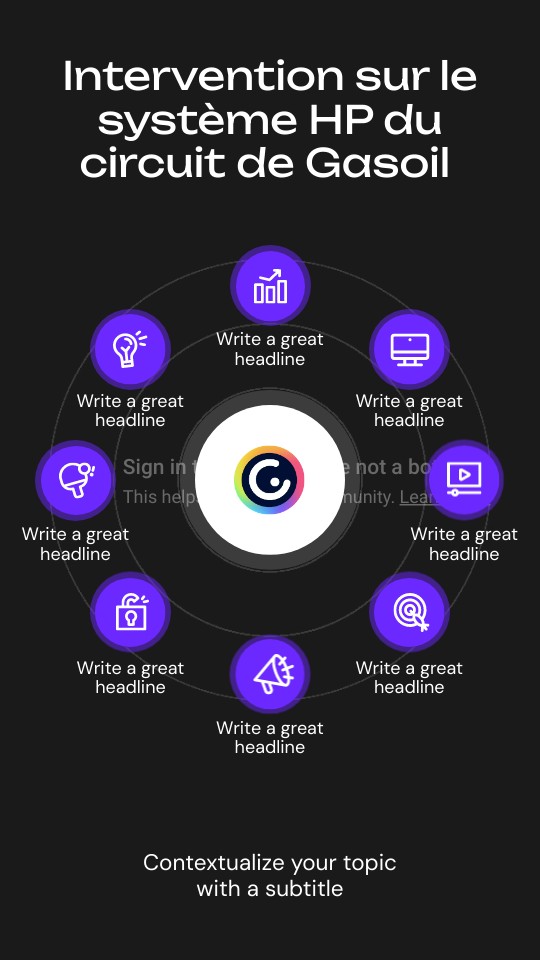 Intervention sur le système HP du circuit de Gasoil | Genially