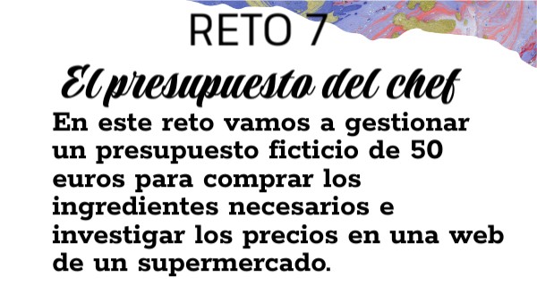 El presupuesto del chef | Genially
