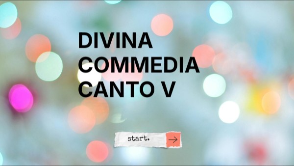 DIVINA COMMEDIA CANTO V | Genially