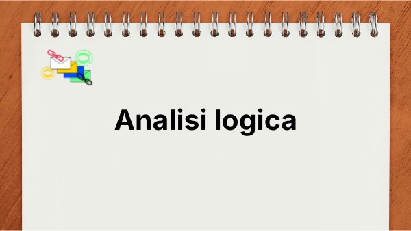 Analisi logica | Genially
