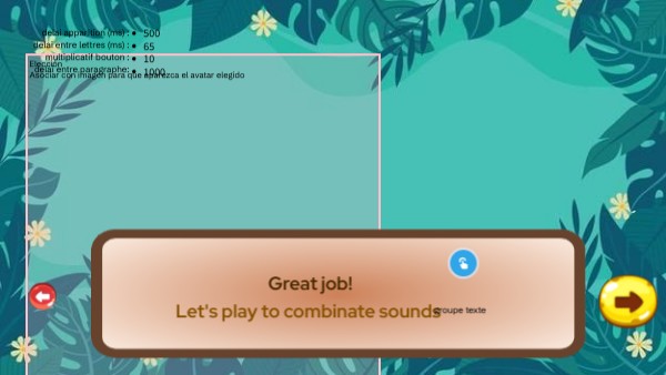 Great job! Let's play to combinate sounds | Genially
