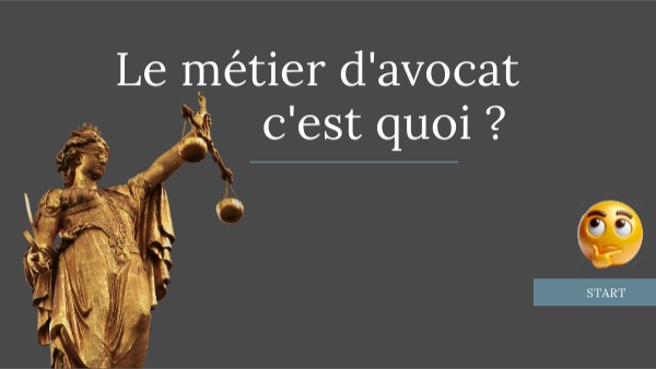 Le métier d'avocat c'est quoi ? | Genially