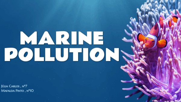 Marine pollution | Genially