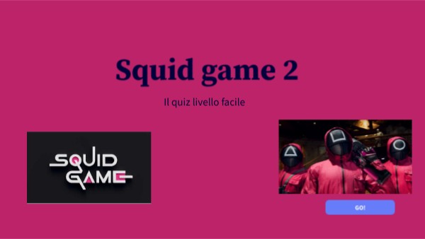 Squid game 2 | Genially