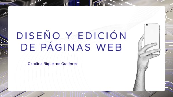 diseño y edición de páginas web | Genially