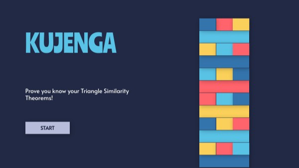 Triangle Similarity Jenga | Genially