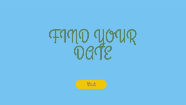 Find your date | Genially