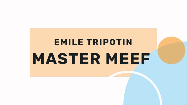MASTER MEEF | Genially