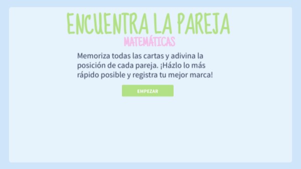 ENCUENTRA LA PAREJA | Genially