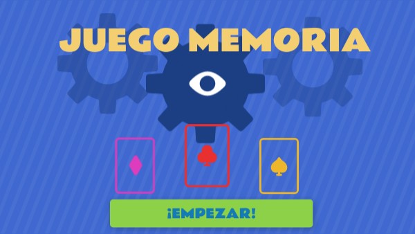 JUEGO MEMORIA | Genially
