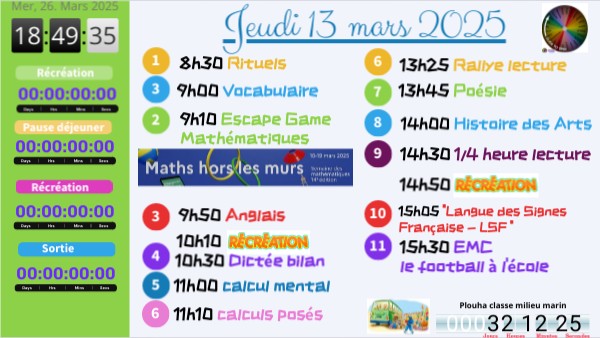 Jeudi 13 mars 20 | Genially