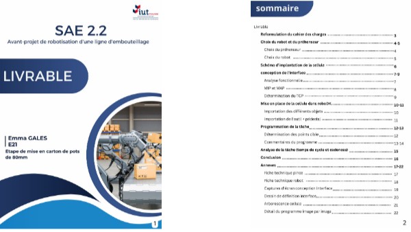 SAE 2.2 robotique | Genially