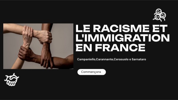 LE RACISME ET L'IMMIGRATION EN FRANCE | Genially