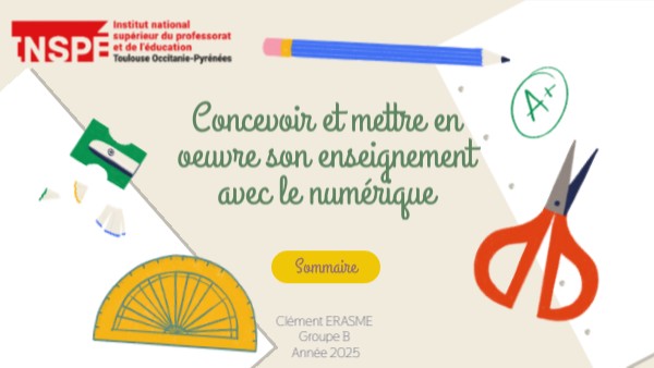 Concevoir et mettre en oeuvre son enseignement avec le numérique | Genially