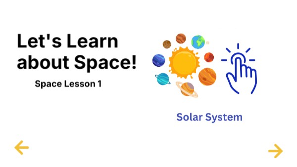 Space Lesson 1 Solar System | Genially