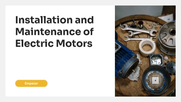 Installation and Maintenance of Electric Motors | Genially