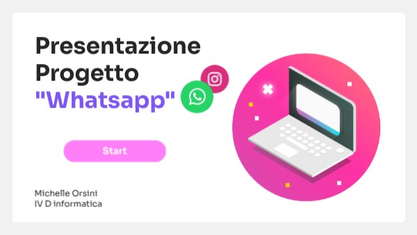 Presentazione Progetto "Whatsapp" | Genially