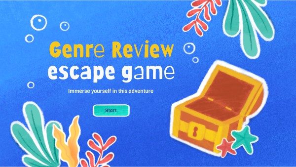 Genre Review e scape game | Genially