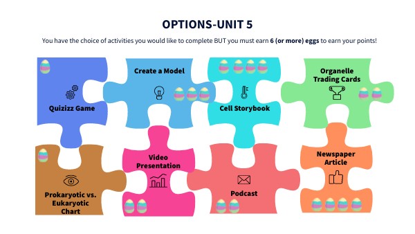 Catch-up Plan Options-Unit 5 | Genially