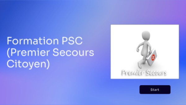 Formation PSC (Premier Secours Citoyen) | Genially