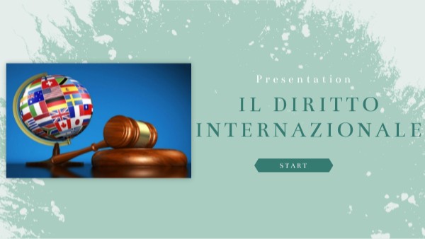 IL DIRITTO INTERNAZIONALE | Genially