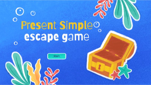 Present Simple escape game | Genially