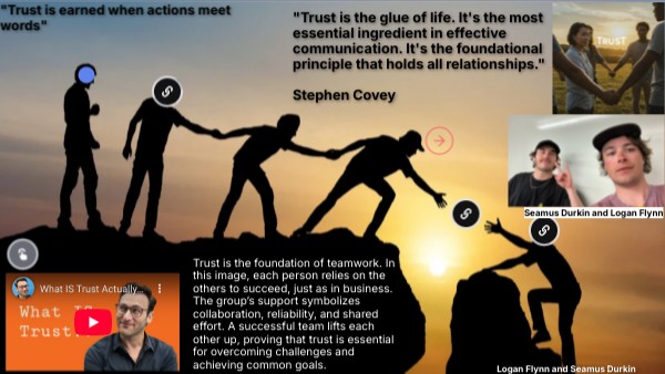"Trust is earned when actions meet words" | Genially
