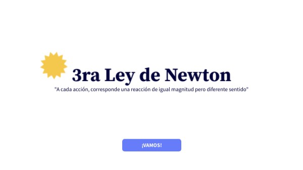 3ra Ley de Newton | Genially