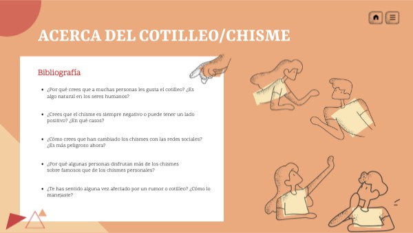 acerca del cotilleo/chisme | Genially