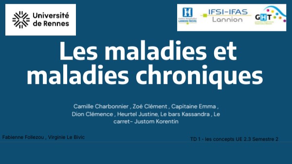 Les maladies et maladies chroniques | Genially