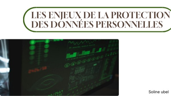 Les enjeux de la protection des données personnelles | Genially